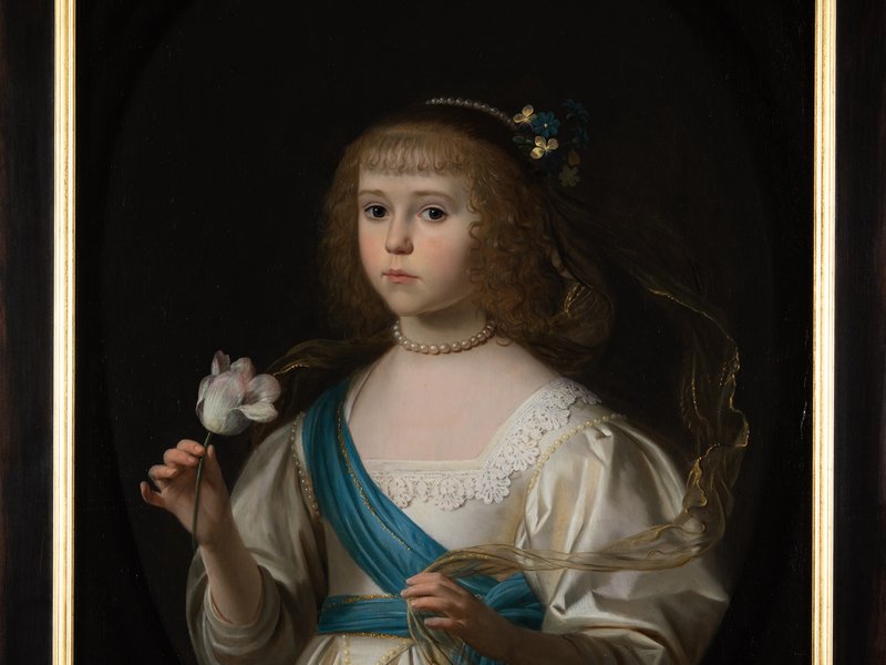 Portret van Louise Henriëtte als kind