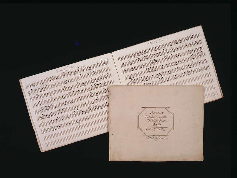 7 Arias a 3 : voor viola da gamba, flauto piccolo en basso