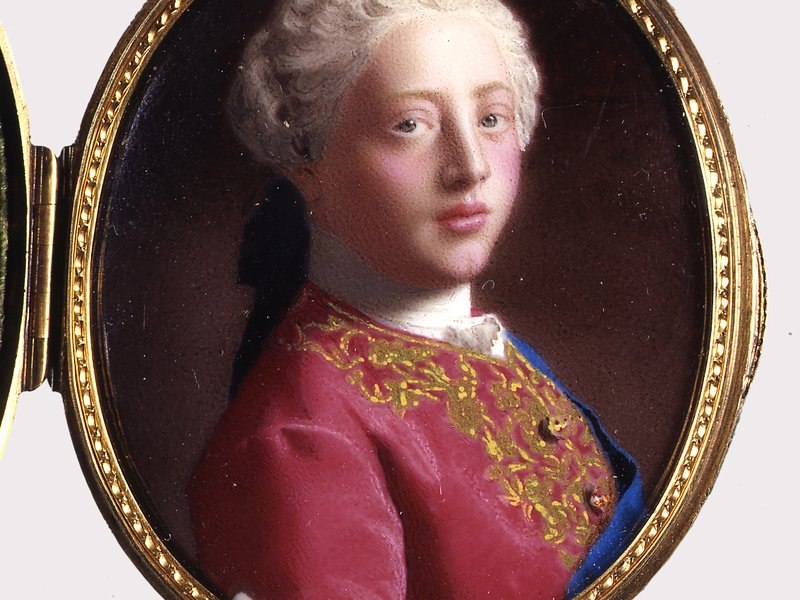 Portretminiatuur van George III